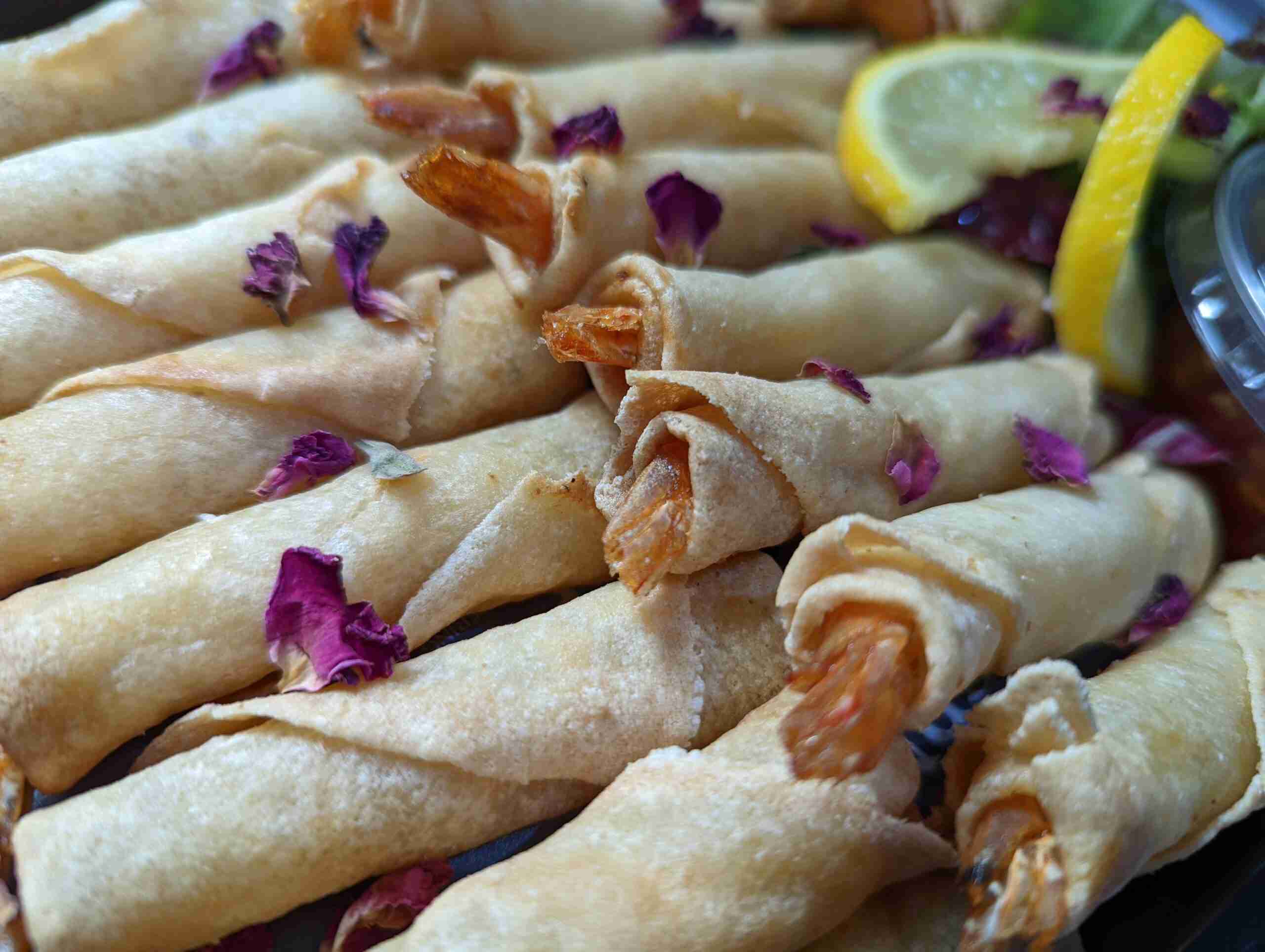 Filo Prawns - Inferno Catering